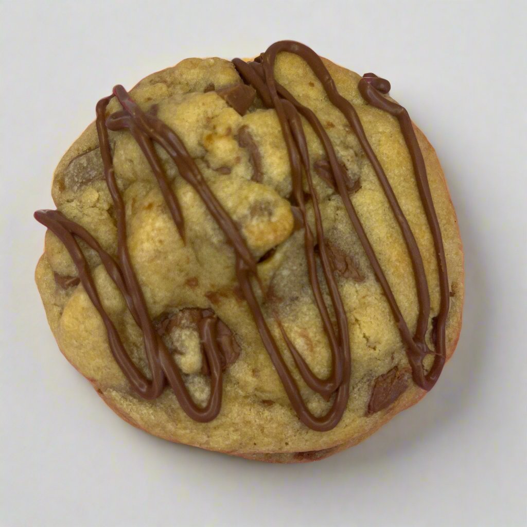 Dairy Milk & caramel STUFFED Cookie – Linzi Marie's